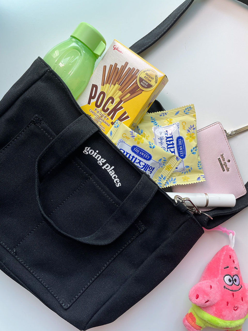 Mini Going Places Tote (Black) – Good Totes (US)